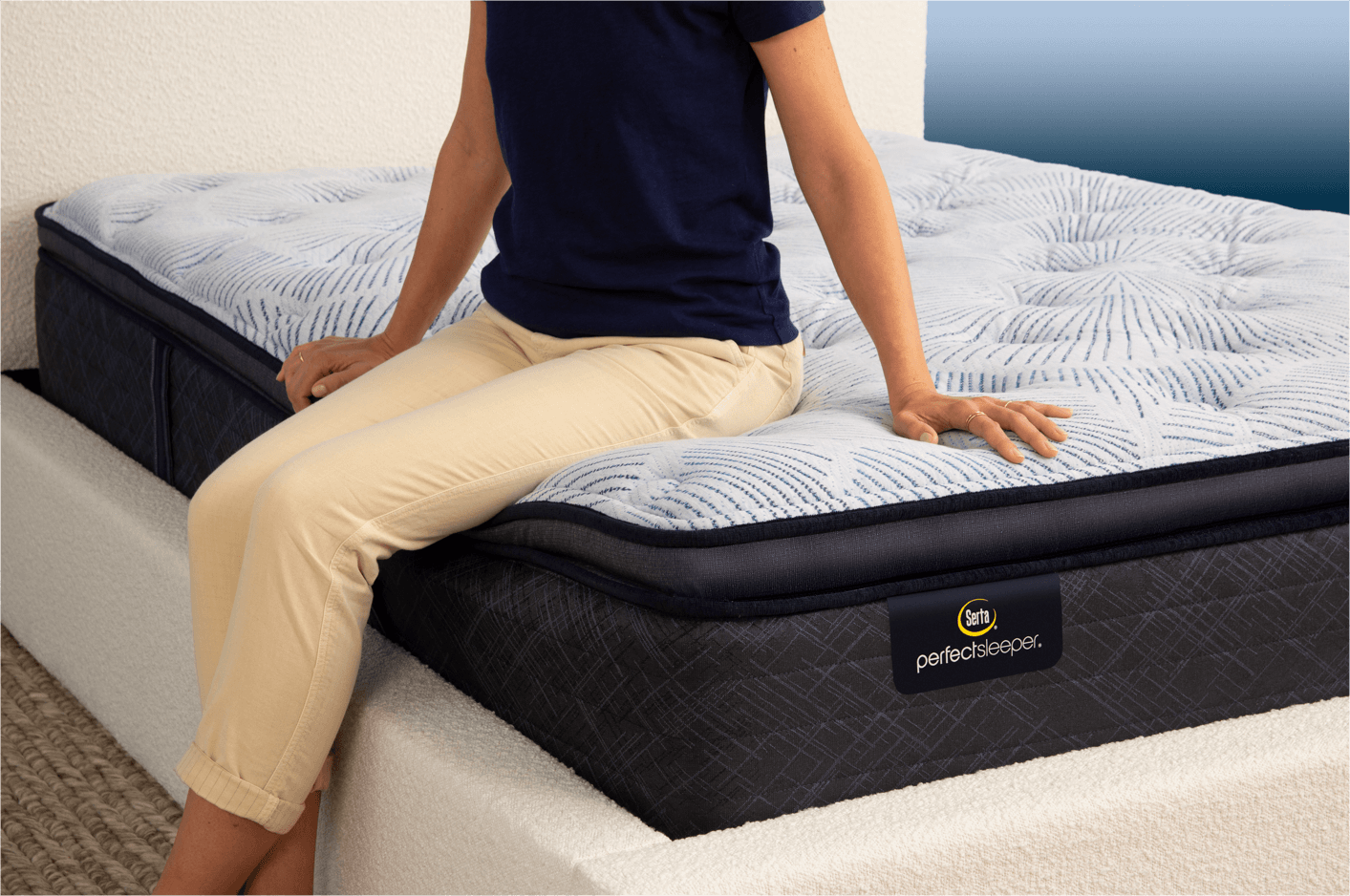 Serta Perfect Sleeper Stardom Plush Pillowtop Mattress 13.5″ ☑️
